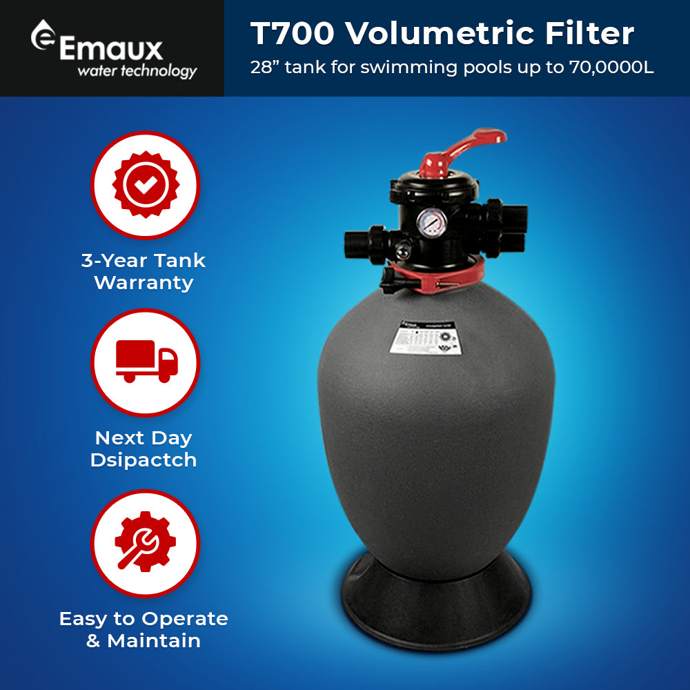 Emaux Pool Volumetric Sand Filter – Zephyr Pool Supplies