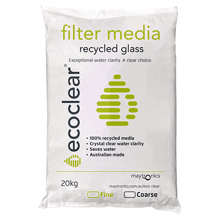 Glass Media ECO Clear (Coarse) 20kg – Zephyr Pool Supplies