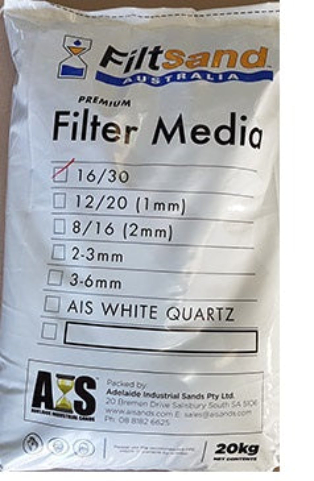 Filter Sand/Filter Media 16/30 – Zephyr Pool Supplies